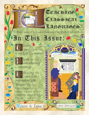 Back Issues | Teaching Classical Languages